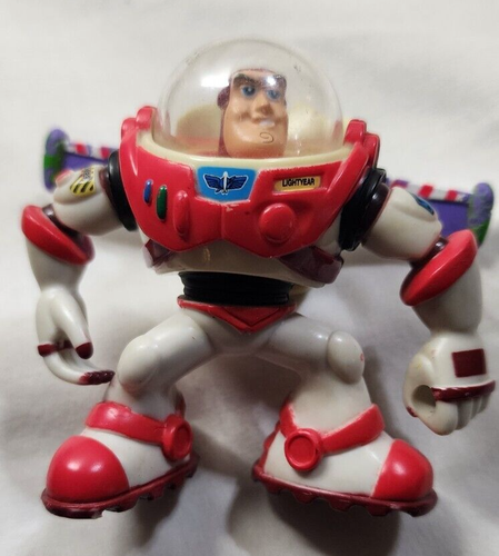 Disney Toy Story Buzz Lightyear Red Rare Fire Fightin 2002 Action ...