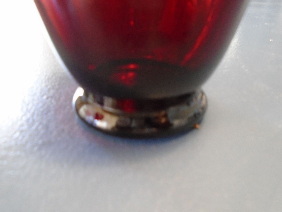 Anchor Hocking Baltic Royal Ruby Water Glasses VINTAGE Set of 8 ONE ...