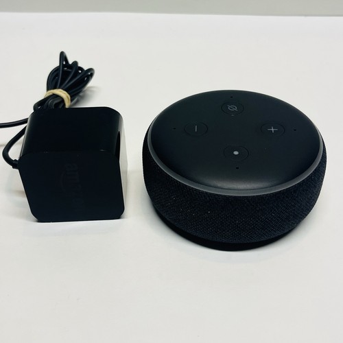 Amazon Echo Dot (3rd Generation) Smart Speaker Charcoal — WORKS! | eBay