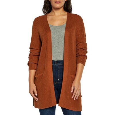 Gap Women's Long Sleeve Open Cardigan Size L Gingerbread | eBay