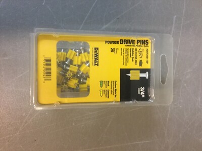 DEWALT 3/4" Powder Drive Pins DDF300110P 25-Pcs **Brand New** Fast ...