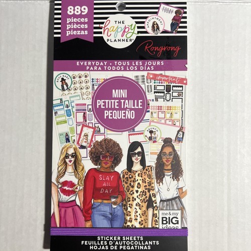 The Happy Planner MINI Sticker Book EVERYDAY 889 Pieces Rongrong ...