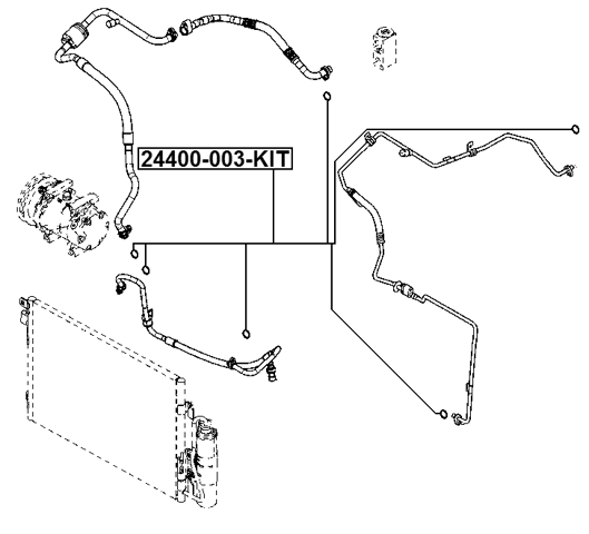 Seal O-Ring A/C Line Fits Renault 7701208363 | eBay