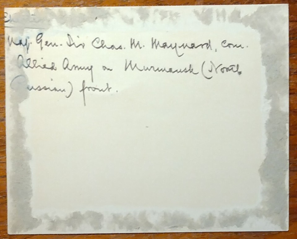 Maj. General Sir Charles Clarkson Martin Maynard Signed & Inscribed ...