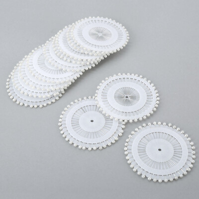 40/480Pcs 35mm PEARL WHITE HEAD DRESSMAKING CRAFT PINS Corsage Sewing ...
