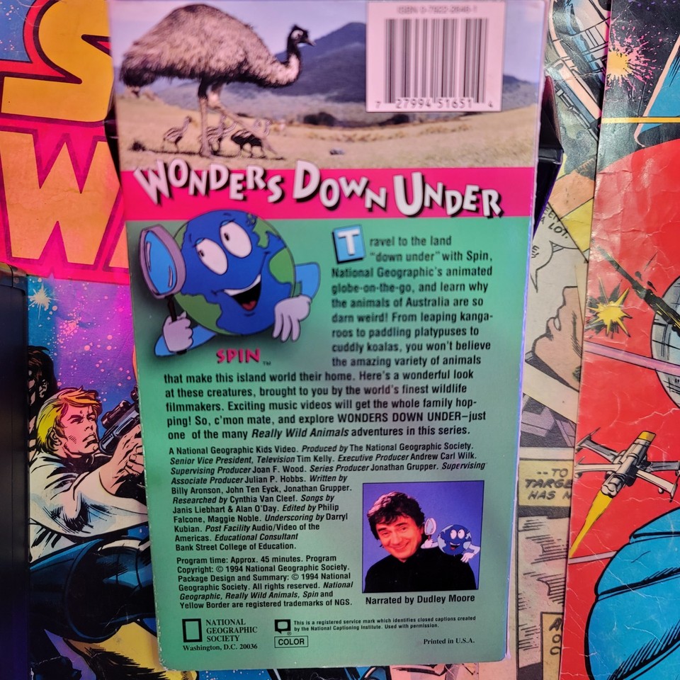 Really Wild Animals Wonders Down Under National Geographic Kids Video VHS Tape | eBay