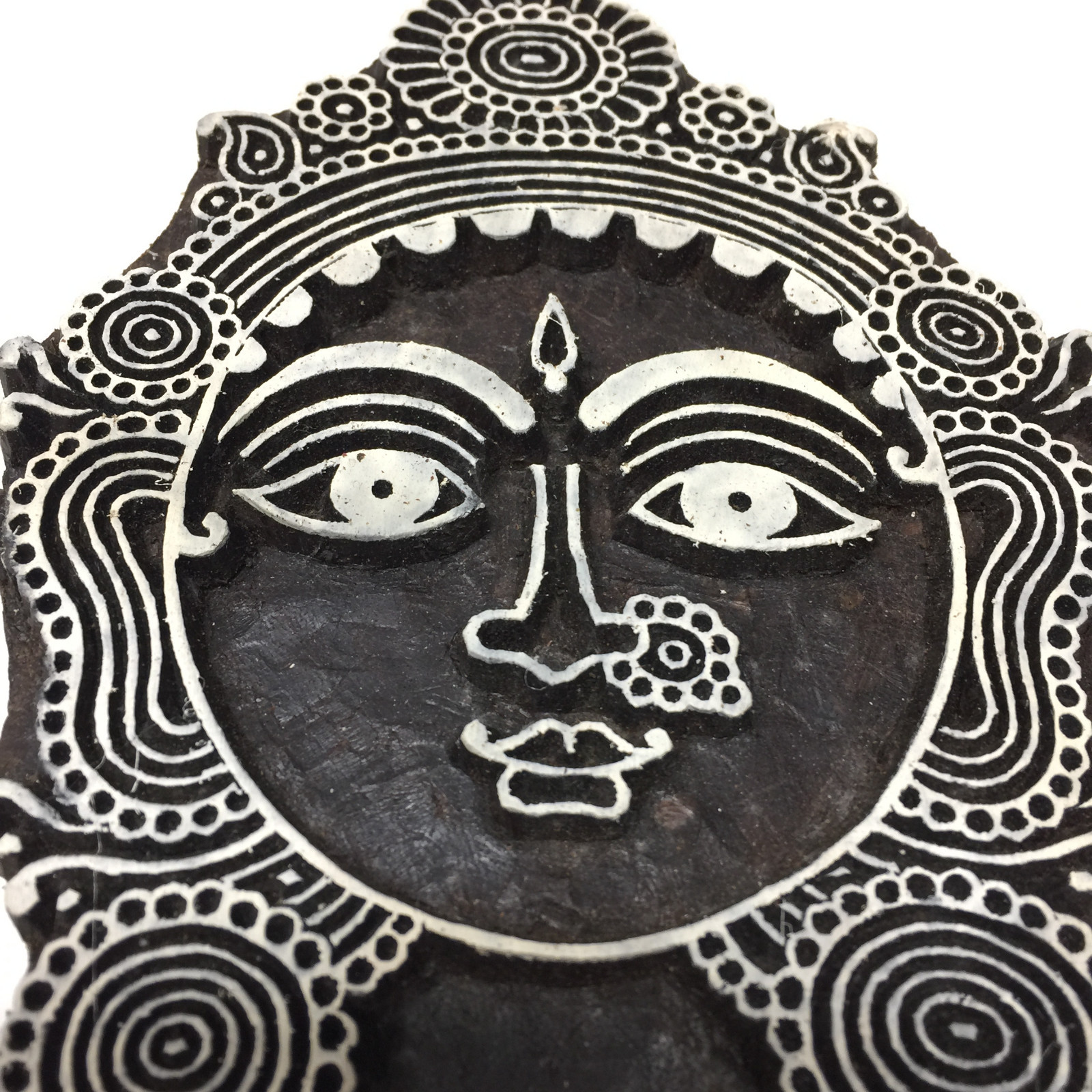 LARGE NEW HAND CRAFTED CUSTOMIZED FEMALE FACE HIGH QUALITY WOODEN BLOCK ...