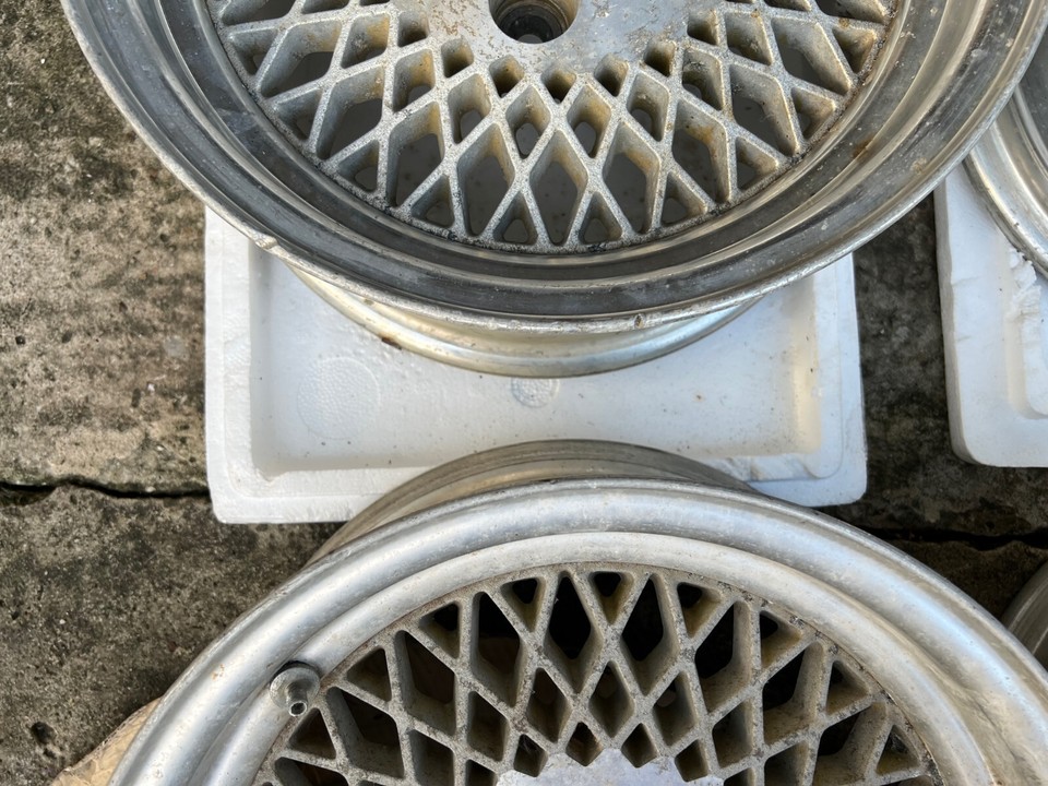 JDM 14" Enkei MESH Rims Wheels for AE86 TA22 Datsun KE70 RA28 RA25 TA23 ...