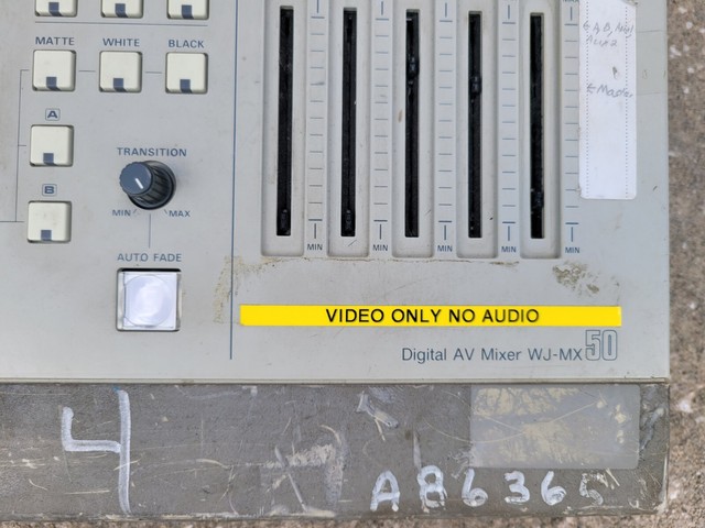 Vintage Panasonic Wj-mx50 Professional Digital AV Audio Video Mixer ...