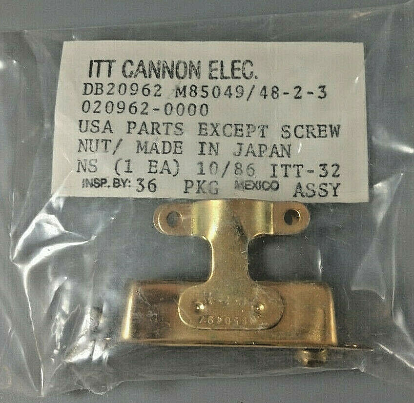 ITT CANNON M85049/48-2-3 ELECTRICAL CONNECTOR BACKSHELL | eBay