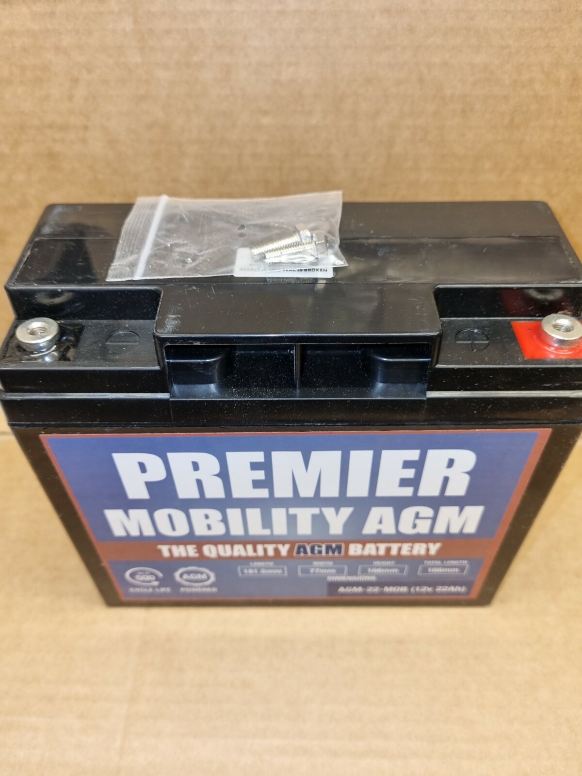 2 x 12V 22 AH PRIDE GO GO ELITE TRAVELLER PLUS MOBILITY SCOOTER ...