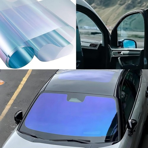 Chameleon Deep Blue Car Front Window Tint Solar Film Protection Scratch ...