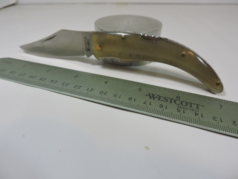 Large Spanish Navaja Style Smooth Bone Folding Pocket Knife NEW | eBay
