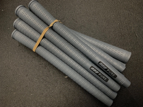 new SET OF 13 PURE PRO GOLF GRIPS 60 ROUND STANDARD MENS SIZE * gray ...
