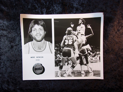 Vintage 1970's Mike Newlin Houston Rockets NBA B/W 8 x 10 Press Photo ...