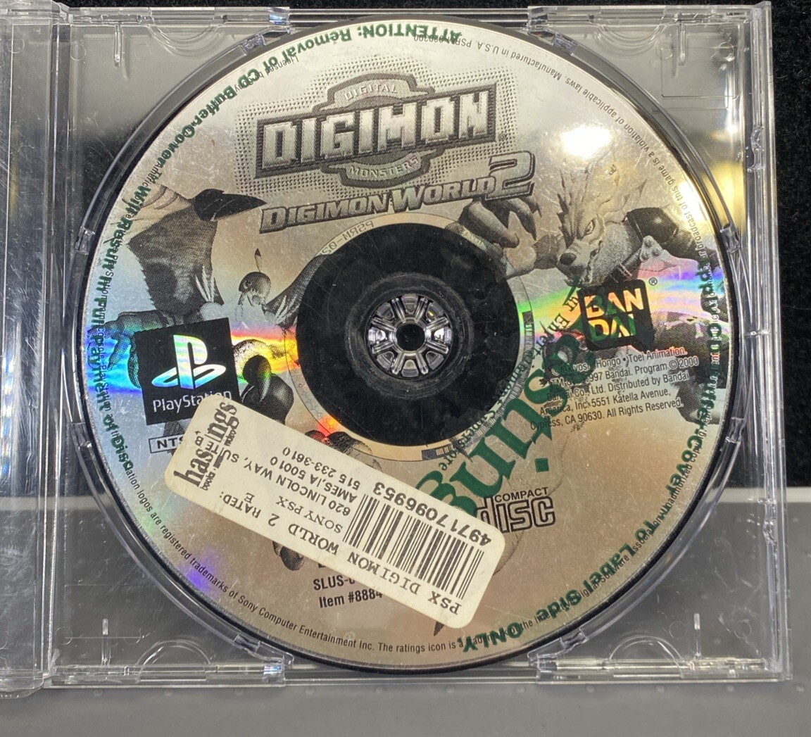 * Digimon World 2 (Sony PlayStation 1 PS1, 2001) Disc Only! UNTESTED ...