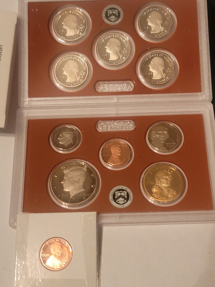 2019-S United States Mint Proof Set 10 Coins COA Includes W Cent Penny ...