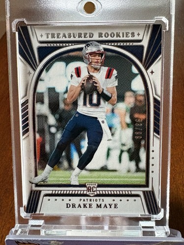 🔥Drake Maye 2024 Panini National Treasures RC Treasured Rookies ...