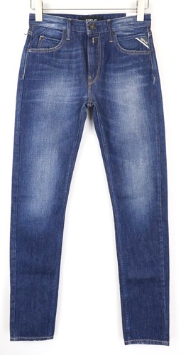 REPLAY Jacksy Women's Jeans W24/L32 Washed Blue Pure Cotton Straight ...