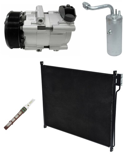NEW RYC AC Compressor Kit W/ Condenser DA54A-N Fits F-250 Super Duty 6 ...