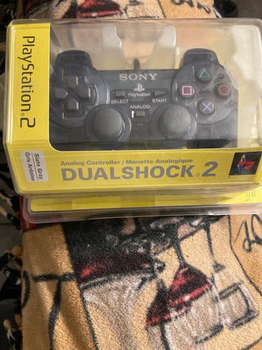 PlayStation 2 DualShock 2 Controller Slate Gray Unopened Sealed in Box ...