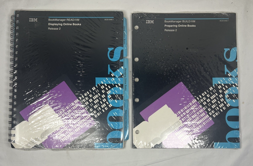 Vintage IBM BookManager Read Build/VM Online Books Prep and Display ...