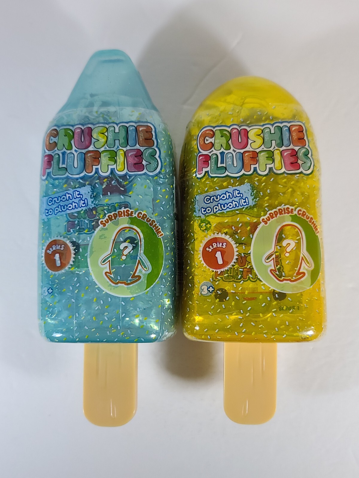 2x Funrise Crushie Fluffies Series 1 Surprise Mystery 10" Plush Stuffed ...