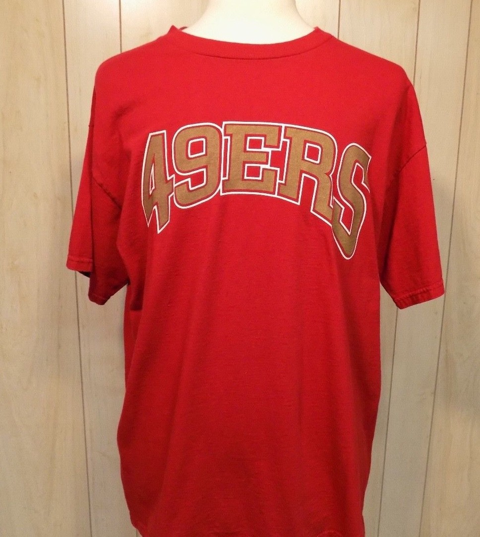 San Francisco 49ers NFL Men's T-Shirt Size L Puma Short Sleeves Red | eBay
