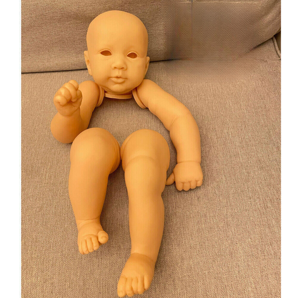 Unassembled Reborn Baby Doll Kit Piper Lifelike Mold Soft Vinyl Fresh ...