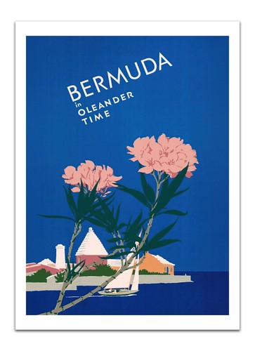 Vintage Travel Poster BERMUDA (1952) Premium Print 16x22" inch | eBay