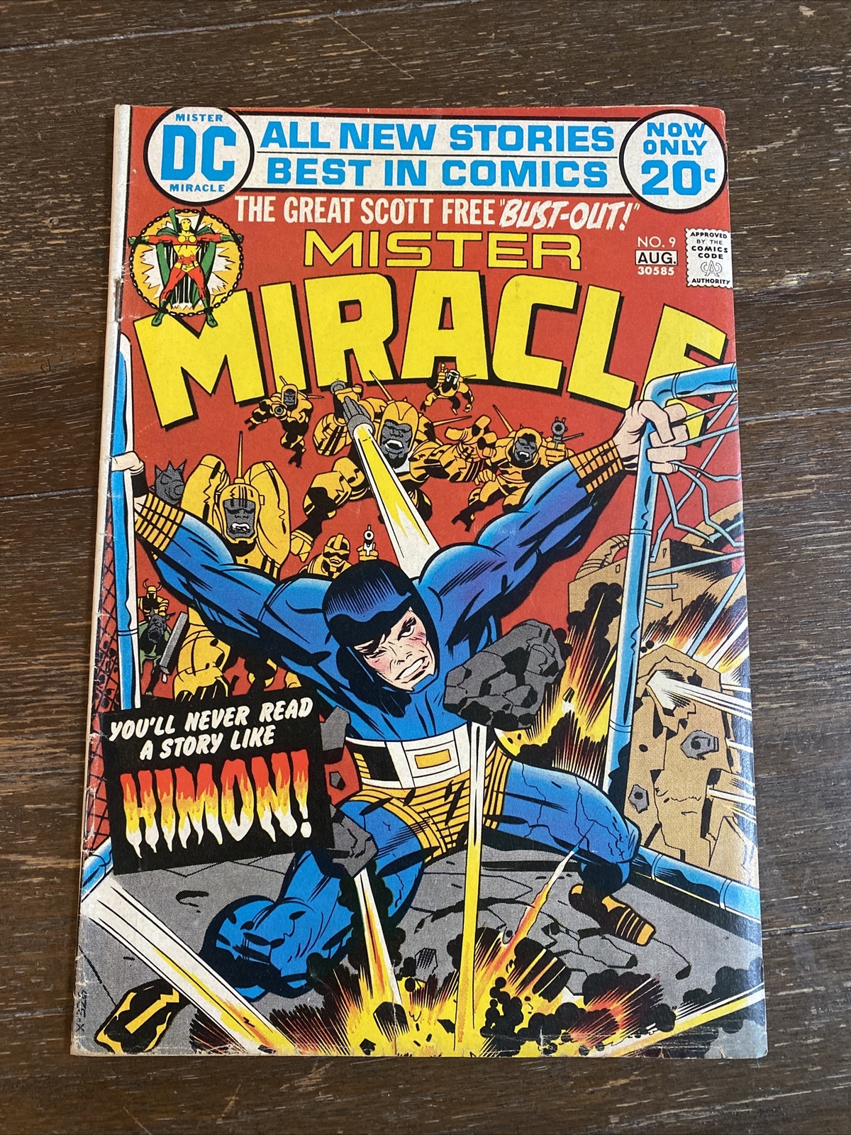 Mister Miracle #9 (DC 1972) Key 1st Himon & Auralie FN/FN+ | eBay