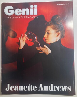 Genii Magazine DECEMBER 2023 JEANETTE ANDREWS CARD MAGIC TRICKS X | eBay