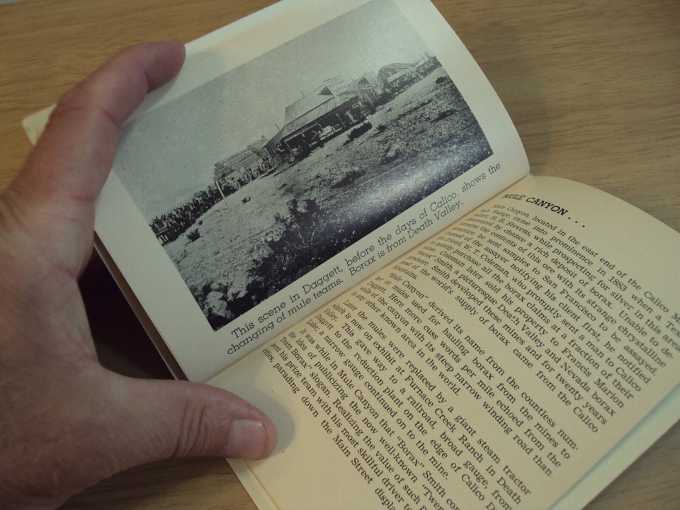VTG 1st Ed 1941 'GHOST TOWN' Booklet~"CALICO" Mr/Mrs Larry COKE~Calif ...