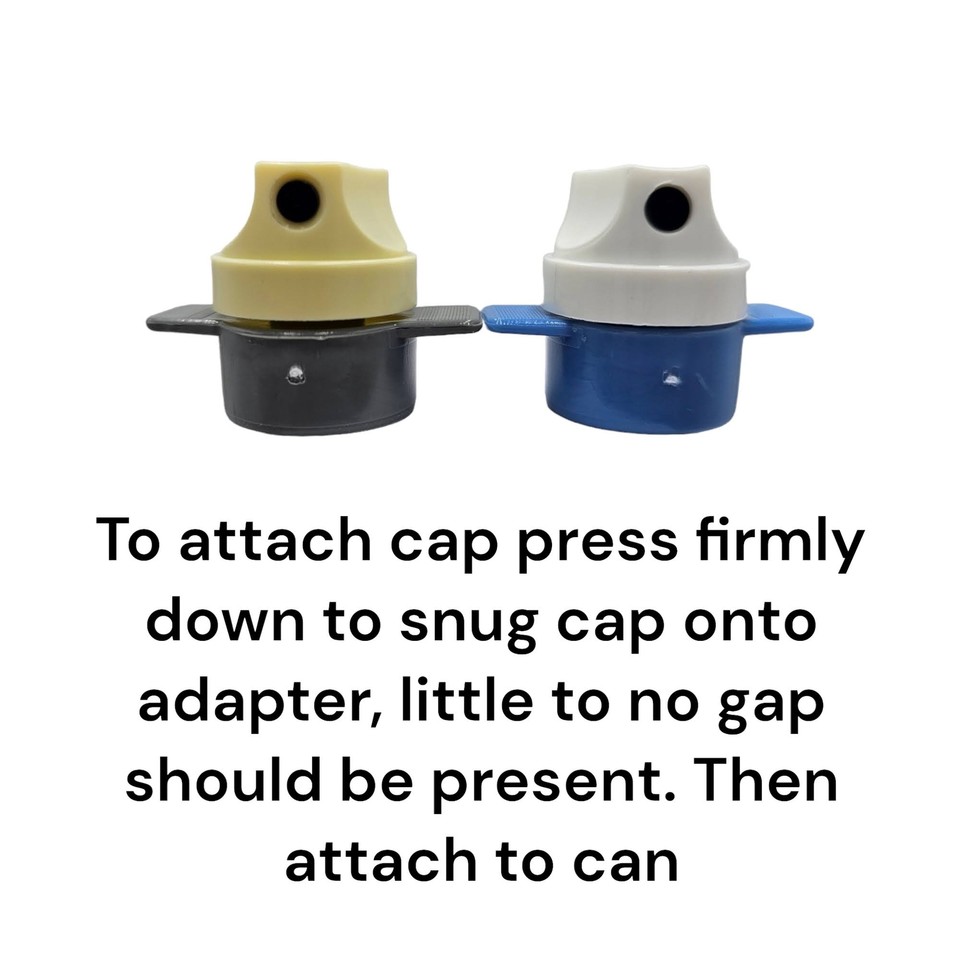 Uprok 2 finger wing adapters convert male spray paint cans to female | eBay