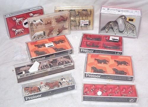 10 PREISER & MERTEN HO SCALE CIRCUS ANIMALS & FIGURES SETS | eBay