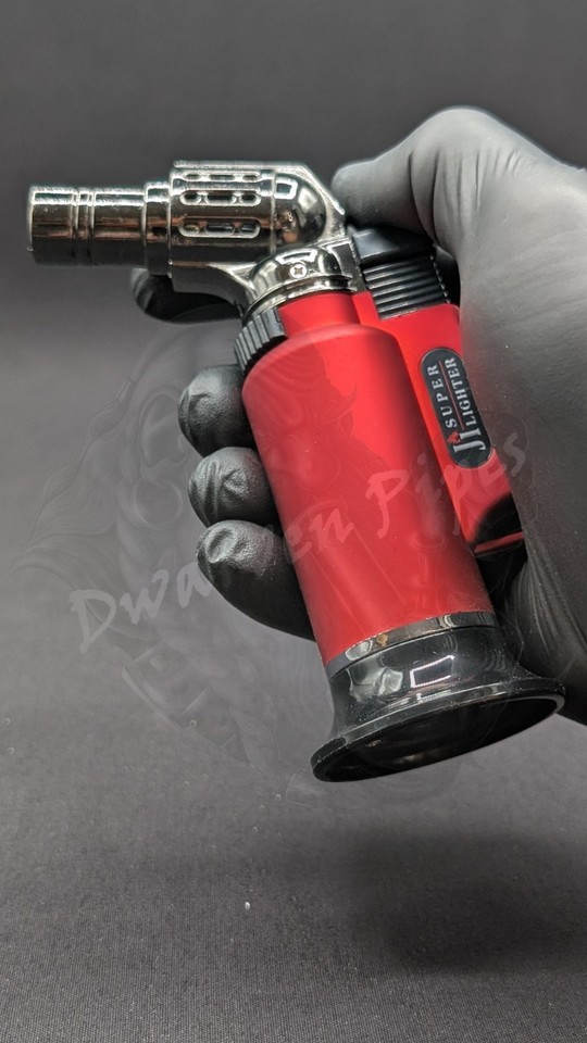Standing Torch Butane Lighter Red | eBay