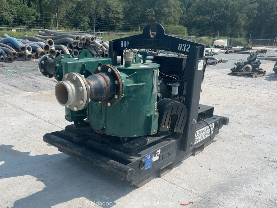 2017 BakerCorp RL-200 Portable 8" Suction Wellpoint Water Pump Diesel ...