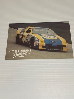 1994 Vintage Jimmy Means Nascar Postcard / Handout Blank Back | eBay
