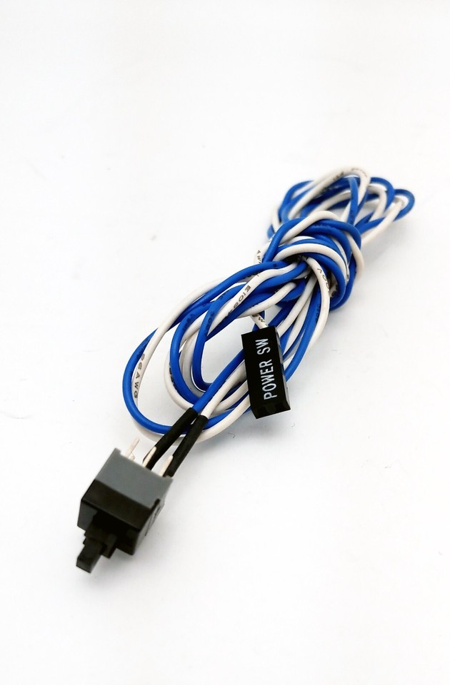 New PC Case Front Panel On/Off Switch Power Push Button Cable to ATX ...