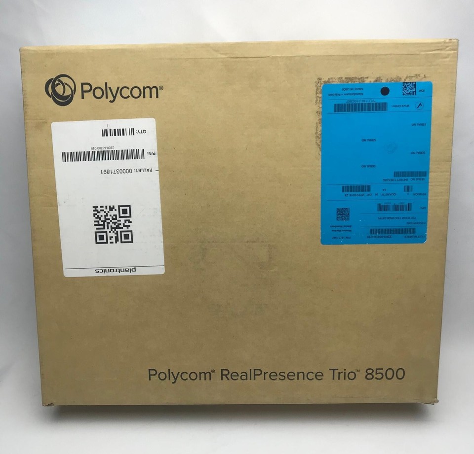 Polycom Trio 8500 HD Voice Conference Phone System + Power Kit For ...