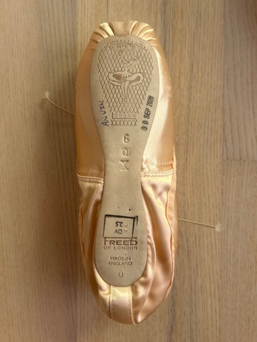 Freed of London Pointe Shoes, size 6, 1X, Q maker, DV 2.5, customs | eBay