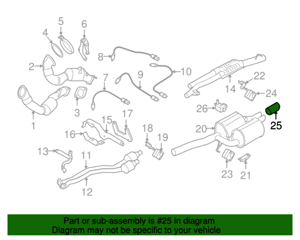 BMW 18307536038 Genuine OEM Factory Original Tailpipe EXTN for sale ...