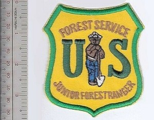 Smokey the Bear USFS Junior Forest Ranger Patch US Forest Service USFS ...