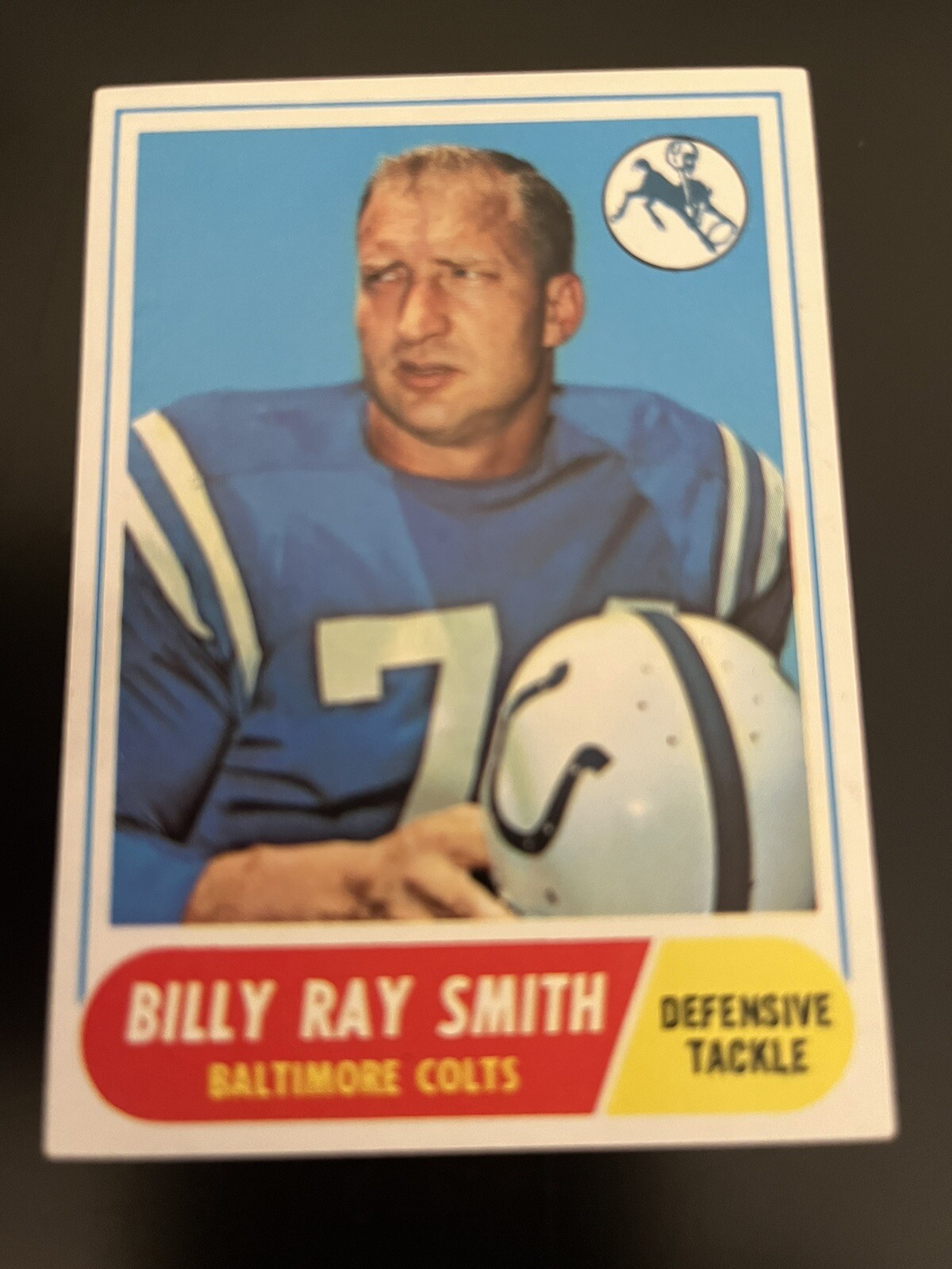 1968 Topps Football Billy Ray Smith Card #22 Baltimore Colts | eBay