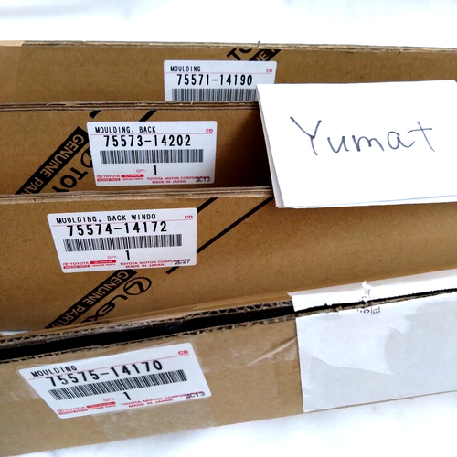 TOYOTA GENUINE SUPRA Rear Windshield Molding Set of 4 JZA70 MK3 JDM ...