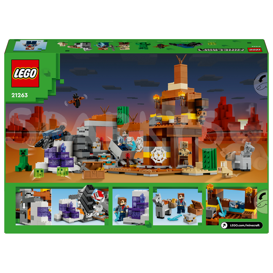 LEGO Minecraft The Badlands Mineshaft 21263 Toy Building Kit 538 pcs | eBay