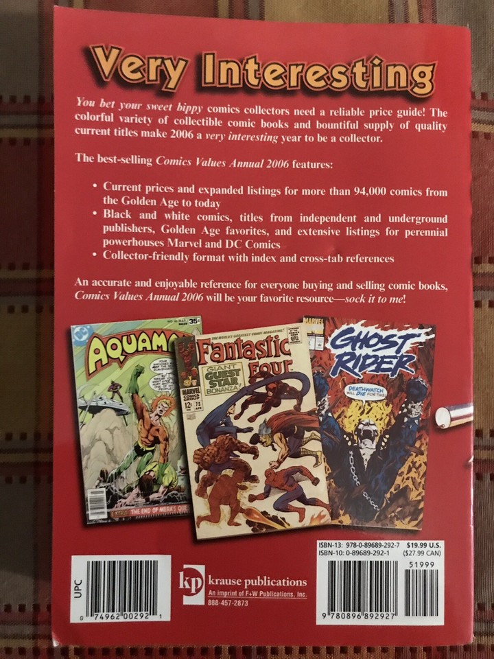 COMICS VALUES ANNUAL: COMIC BOOKS PRICE GUIDE TPB #2006 Near Mint | eBay