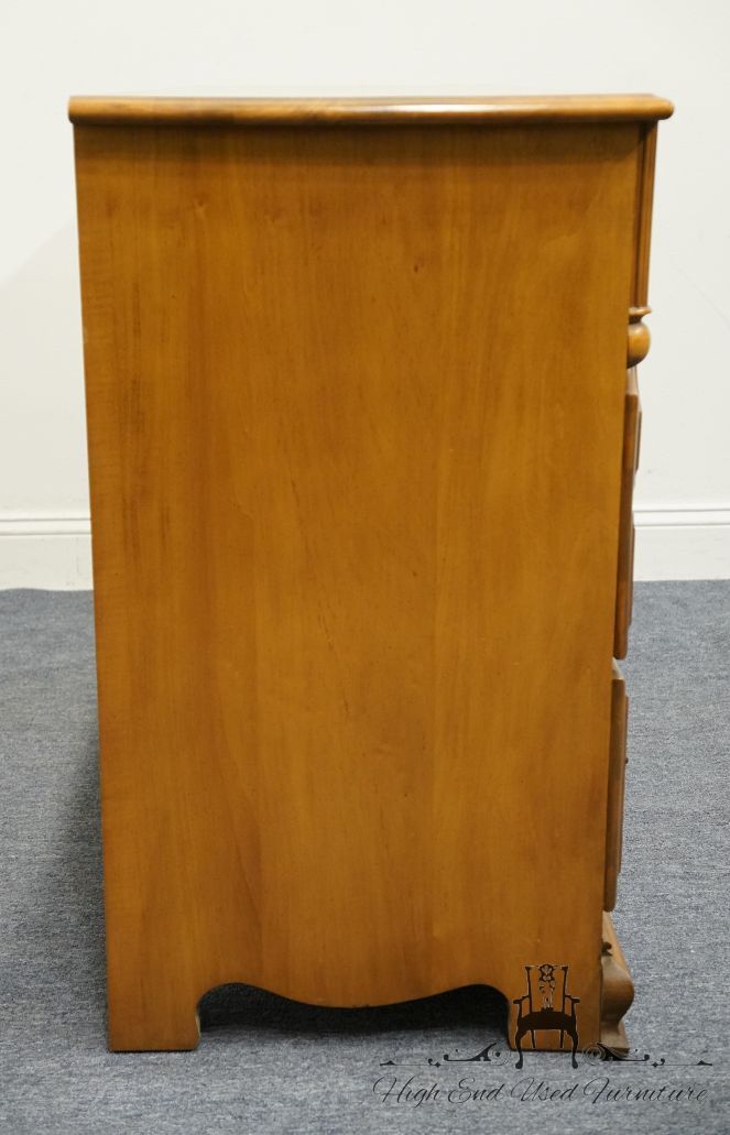 SALEM SQUARE Solid Hard Rock Maple MCM Mid Century Modern 51" Seven ...