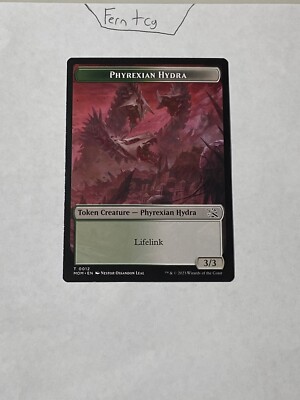 Magic Phyrexian Hydra Token 0012 NM March of the Machine Ships Same Day ...