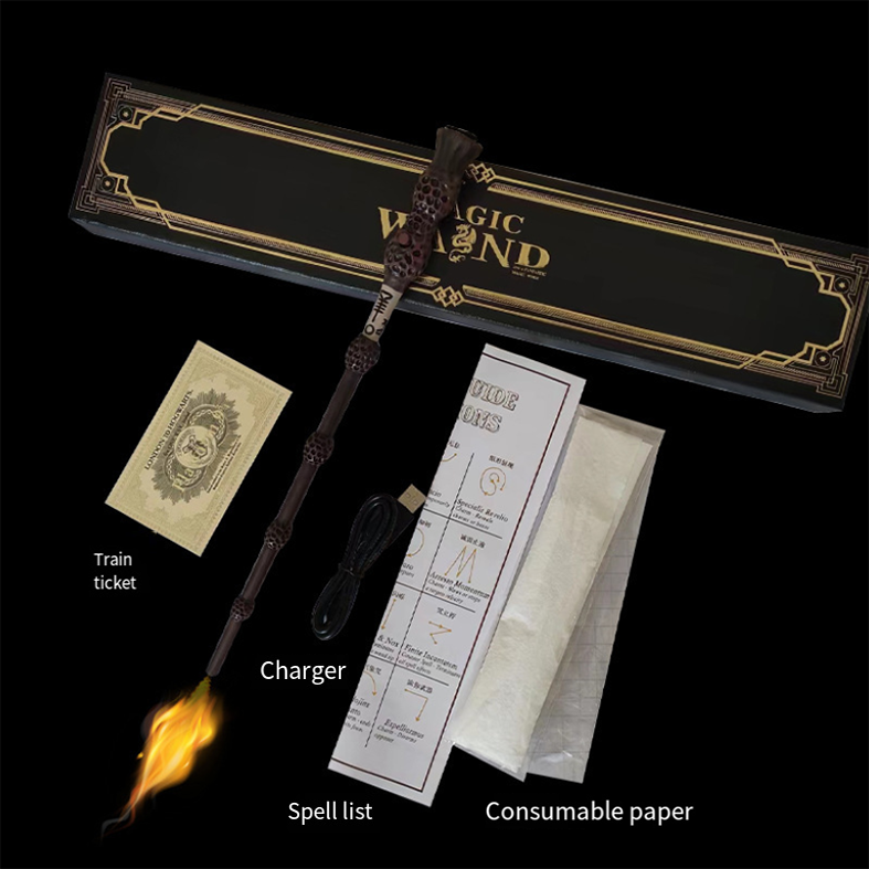Harry Potter Fireball Shooter Magic Wand Fire Wizard Wands Witches ...